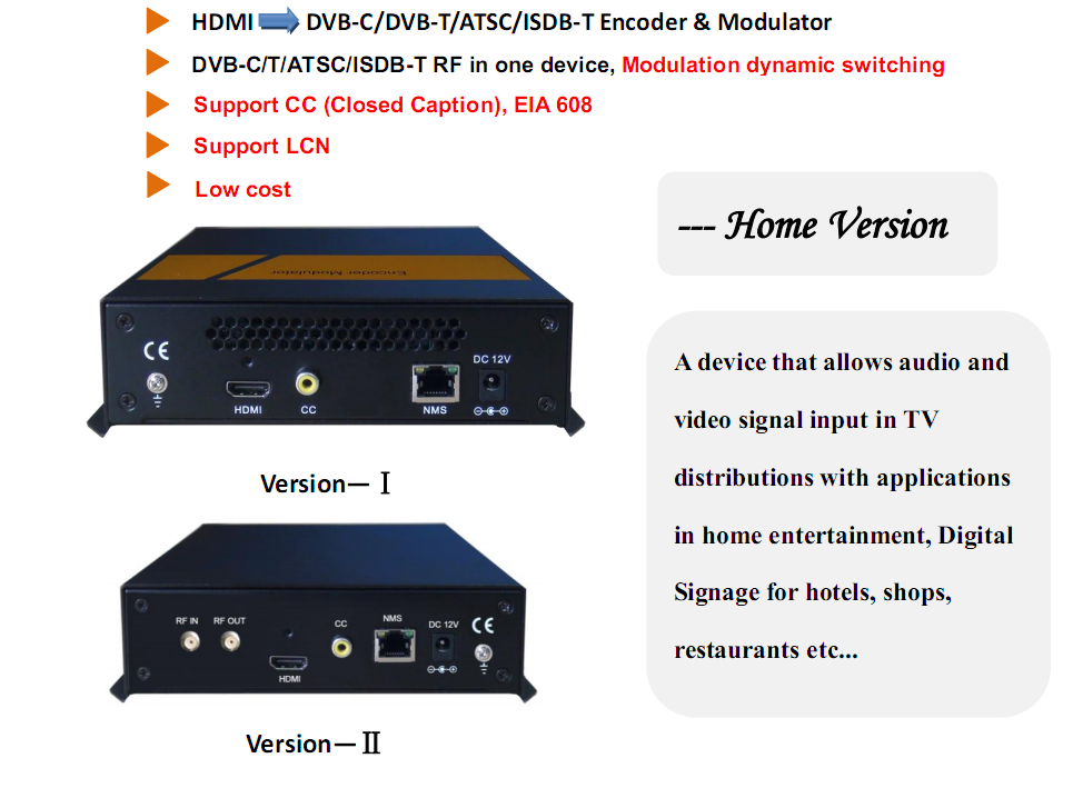 Dexin NDS3522C HD Encoder Modulator-DTV Front End Equipment-FMUSER FM/TV Broadcast One-Stop Supplier